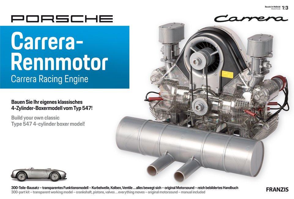 Porsche Carrera Racing 547 Engine Construction Kit | Design911 Articles