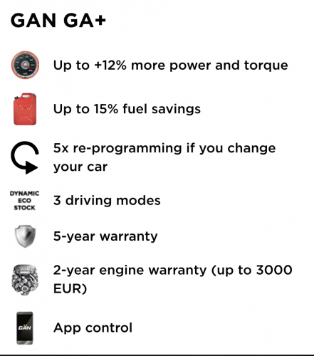 Introducing the 'GAN GA+'. Tune your car with a phone app! | Design911 Articles