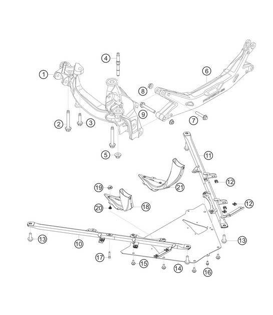 Rear axle side-carrier 911 (992) GT3 CUP 2021 - Porsche Parts Diagrams ...