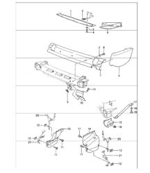 Porsche 964 Rear Bumper Heat Protection 96550507301 - 96550507301 ...