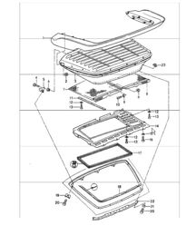 Porsche 964 Turbo S Rear spoiler 00004330050 - 00004330050 | Design 911