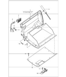 Glove Compartment Handle for Porsche 996 - 99655234900V01 | Design 911