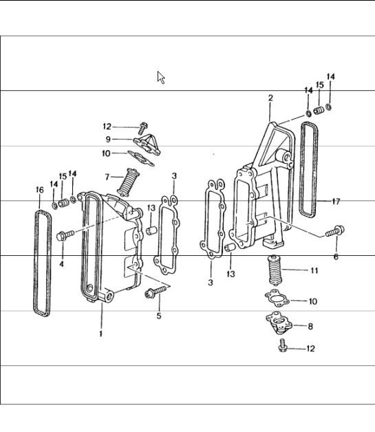 chain case, chain adjuster 996 TURBO 2001-05 - Porsche Parts Diagrams ...