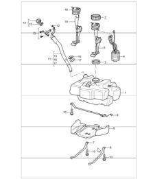 Buy Porsche 997 (911) MK1 2005-2008 997 Carrera 2S 3.8L 2005>> Fuel ...
