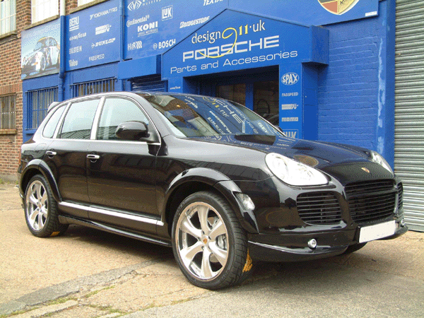 Porsche Cayenne MK1 fitted with SpeedArt spoilers | Design 911