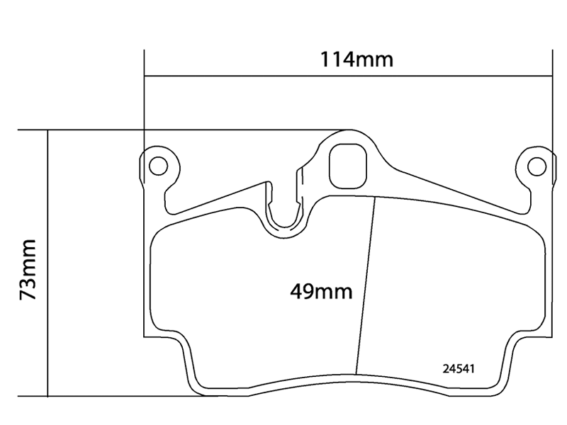 Brembo Sport brake pads for Porsche (OE Ref: 99635194912)ads 24154 ...