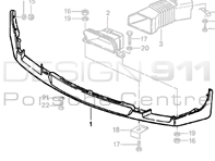 Porsche 928 Front Spoiler 92850507103 - 92850507103 | Design 911