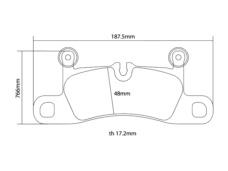 Brembo Sport 07.B315.91 brake pads REAR for Porsche 9YA Cayenne ...