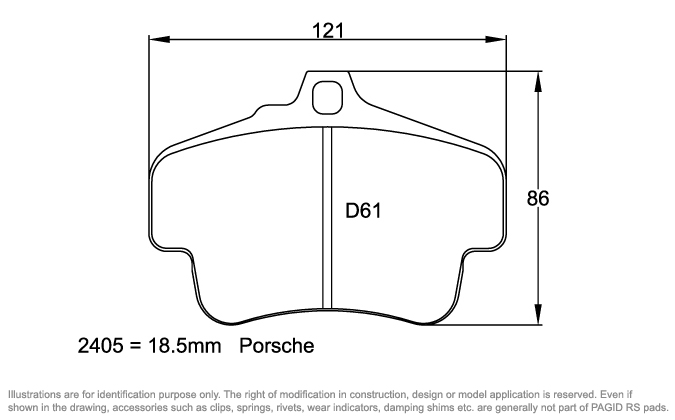 PAGID RS Allroad Racing Brake Pads | Design 911