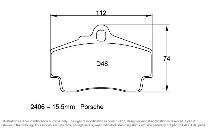 PAGID RST Racing Brake Pads | Design 911