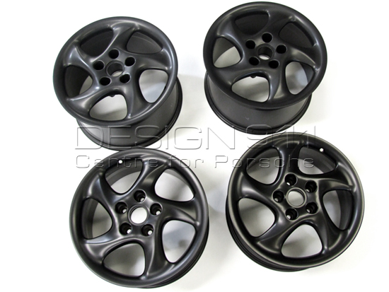 18" Style 930 BLACK. Turbo Cup 3 Alloy wheels for Porsche Cars ...