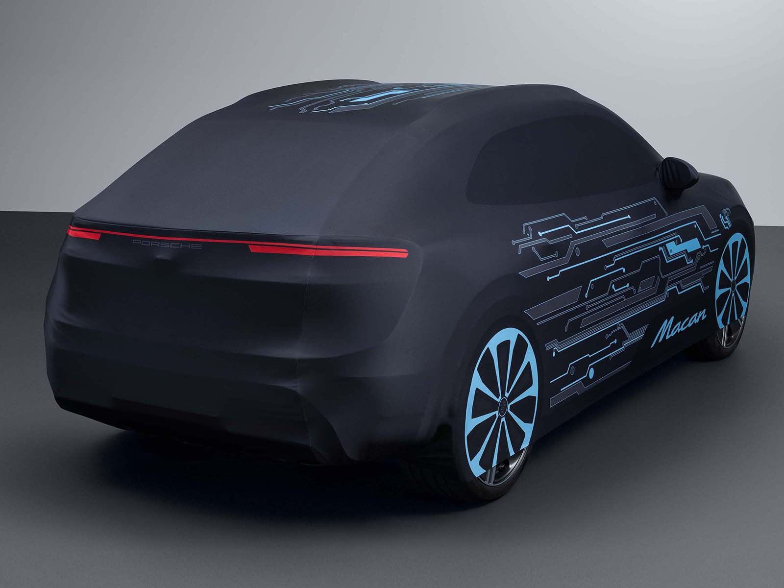 Indoor car cover “electric” Design. Macan-e Electric (H2) 2024>> 95C044020A - 95C044020A ...