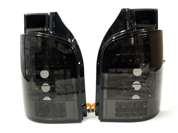 Rear Indicator Units LED Fully Smoked VW T5 VAN (One Rear Door Only ...