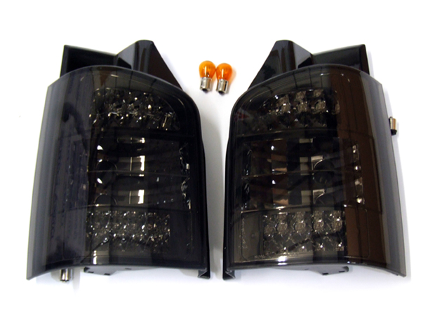 Rear Indicator Units LED Fully Smoked VW T5 VAN (One Rear Door Only ...