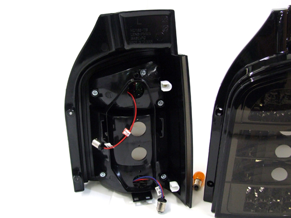 Rear Indicator Units LED Fully Smoked VW T5 VAN (One Rear Door Only ...