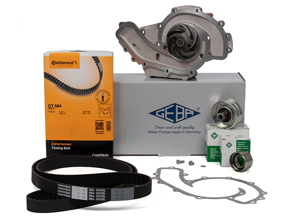 Water pump belt & pully kit. Porsche 928 S4 / 928 GTS 92810515750 ...