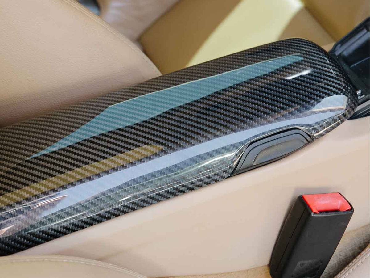 Rennline I118 Carbon fibre arm rest for Porsche 991 Boxster Cayman ...