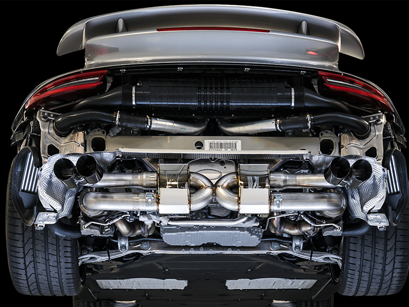 3015-42084 AWE Performance exhaust and high-flow cat sections Porsche ...