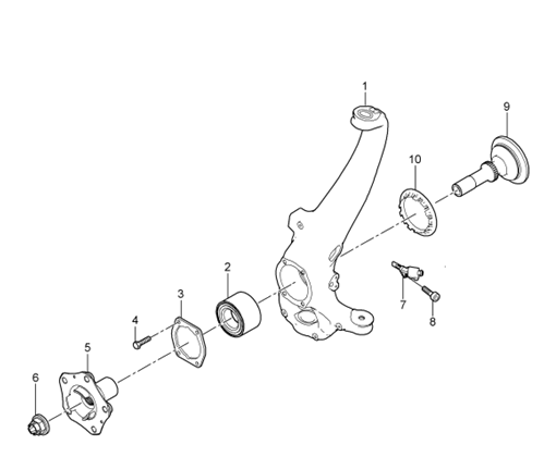 Speed ABS / sensor. Porsche 970 Panamera - 97060640701 | Design 911