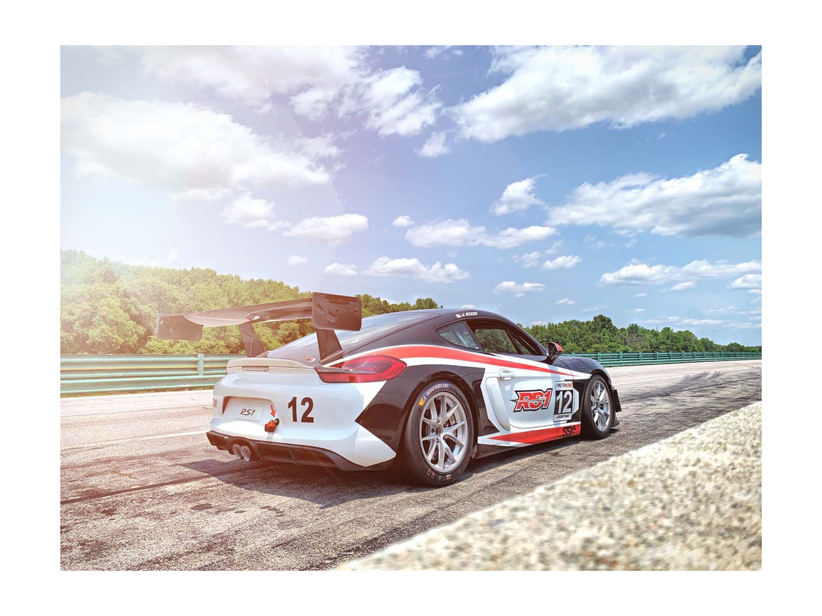 Carbon fibre swan neck rear spoiler for Porsche 981 Cayman GT4 - A0149A ...