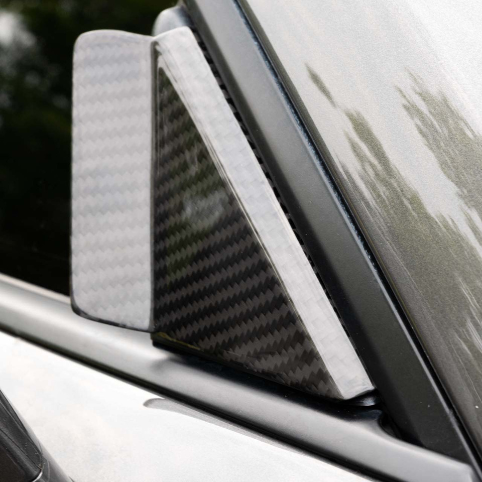 Rennline anti buffeting wind deflector kit carbon fibre. Porsche 991 / ...