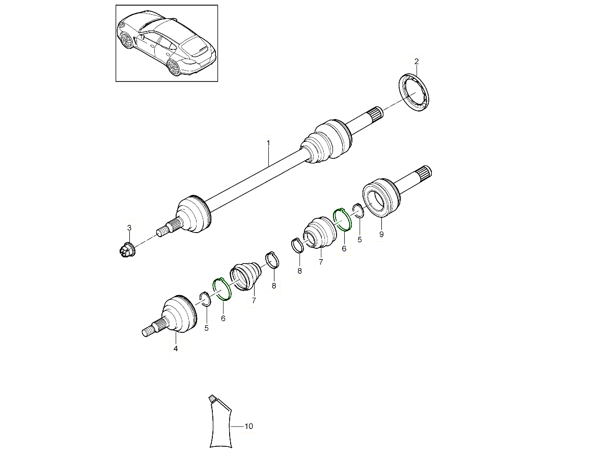 Buy Porsche Cayman 718C (982C) 2017>> Driveshafts & Parts | Design 911