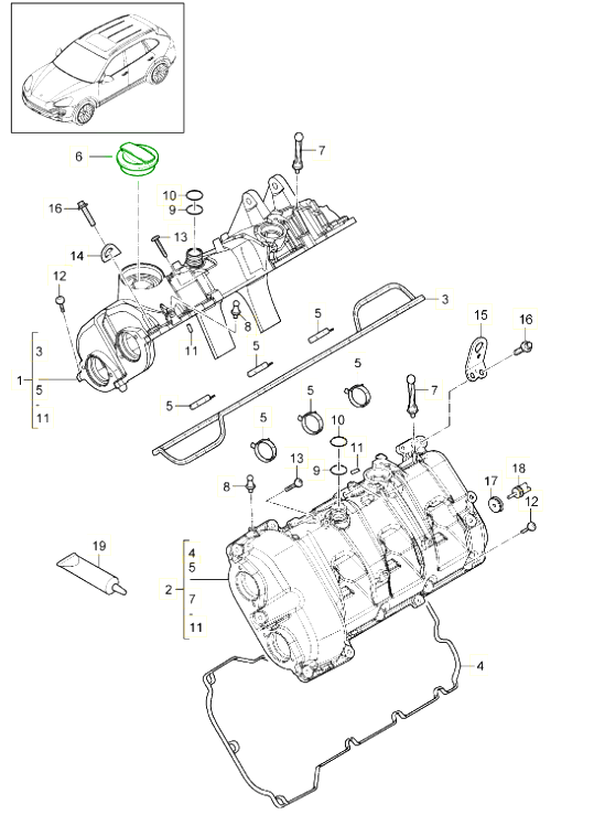 Porsche Engine Oil Filler Neck Parts | Precision Oil System Components ...