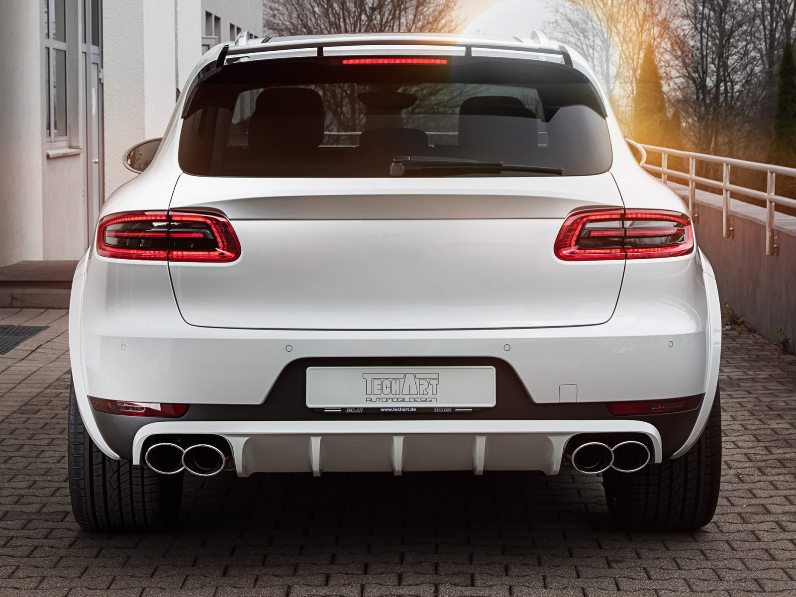 TechArt Rear diffuser for Porsche 95B Macan B95.100.500.009 ...