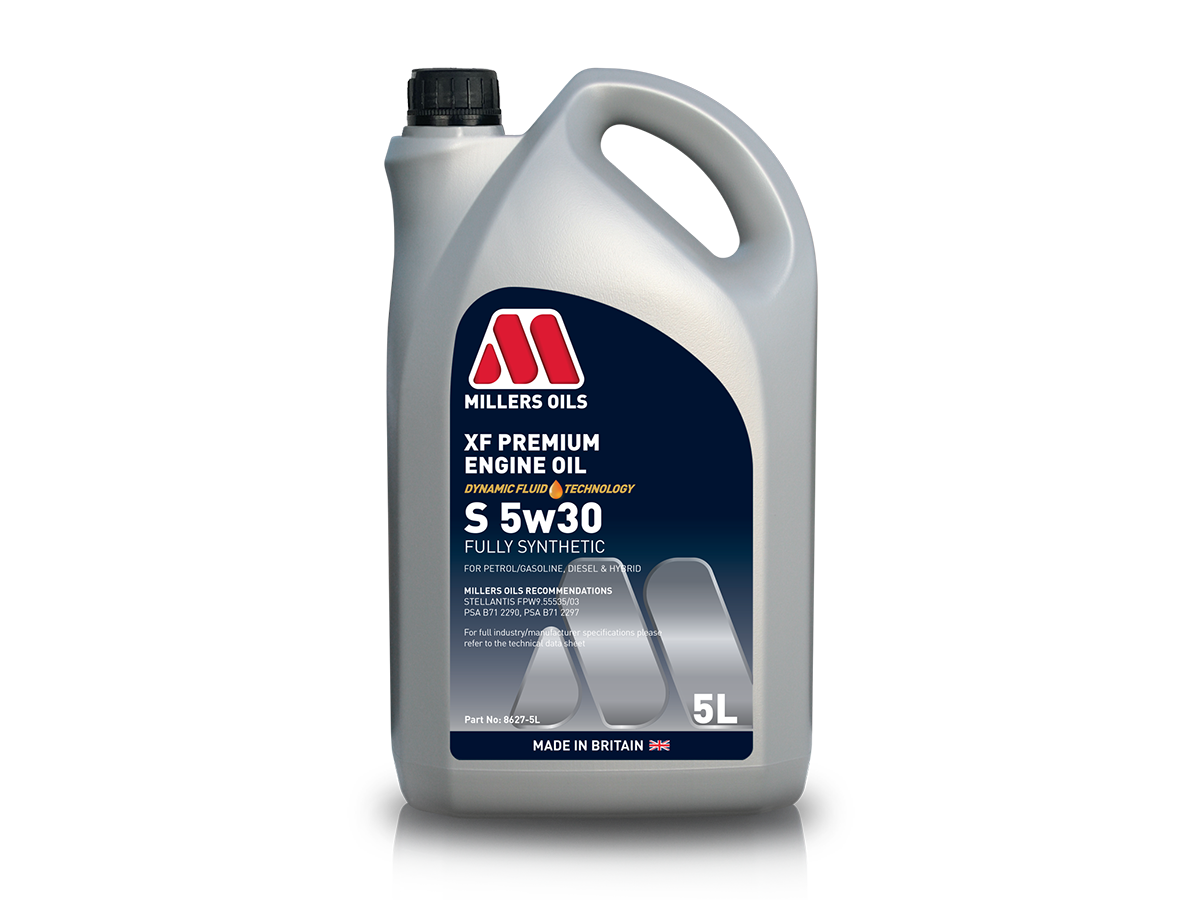 Millers Oils XF Premium S 5w30 Fully Synthetic Engine Oil - 5L 8627GG ...