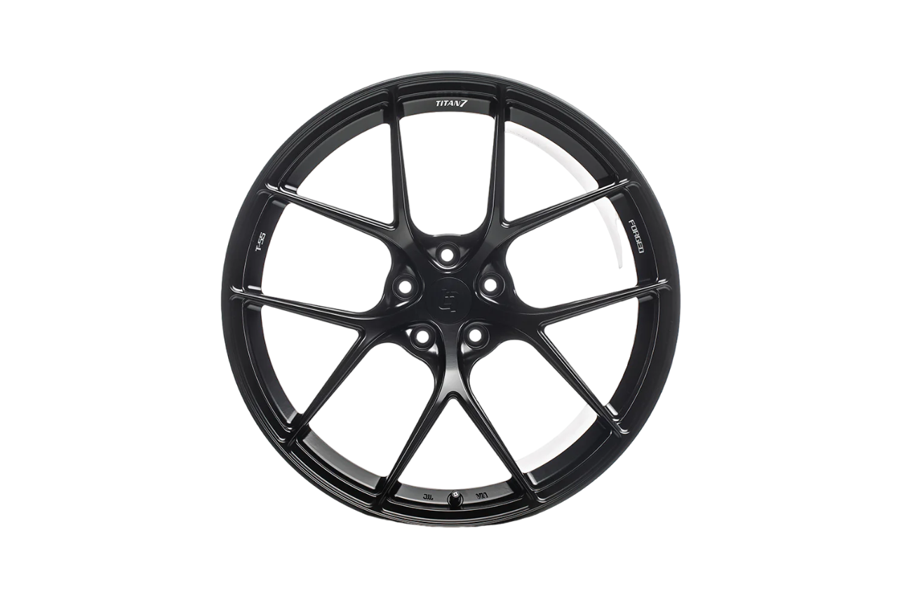 Titan 7 Forged T-S5 Split 5 Spoke Alloy Wheel Front 9 x 19. Porsche 987 ...