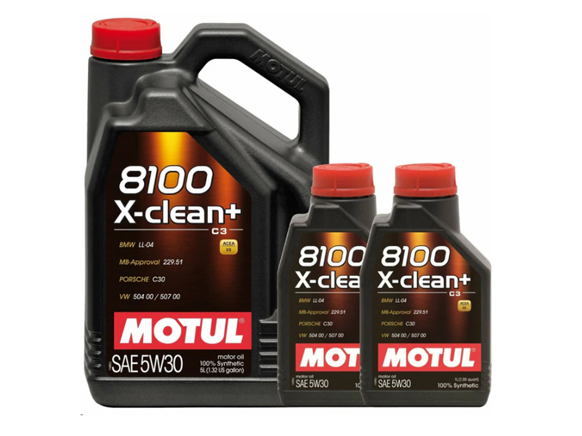 MOTUL 8100 X-CLEAN+ 5W-30 engine oil 7ltr - 106376X7L | Design 911