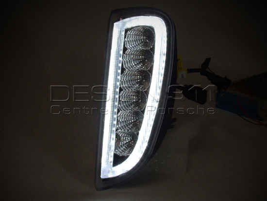 Front Bumper Indicator DRL (Daytime Running Lights) LED. Porsche 957 ...