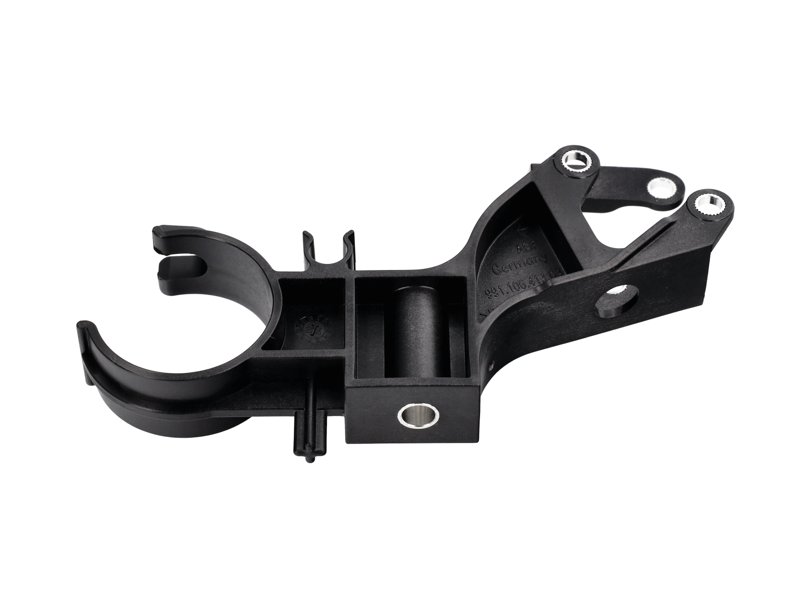 99110641303 Plastic Bracket - Supports Front Coolant Distributor Pipe. Porsche 981/718 (982 ...