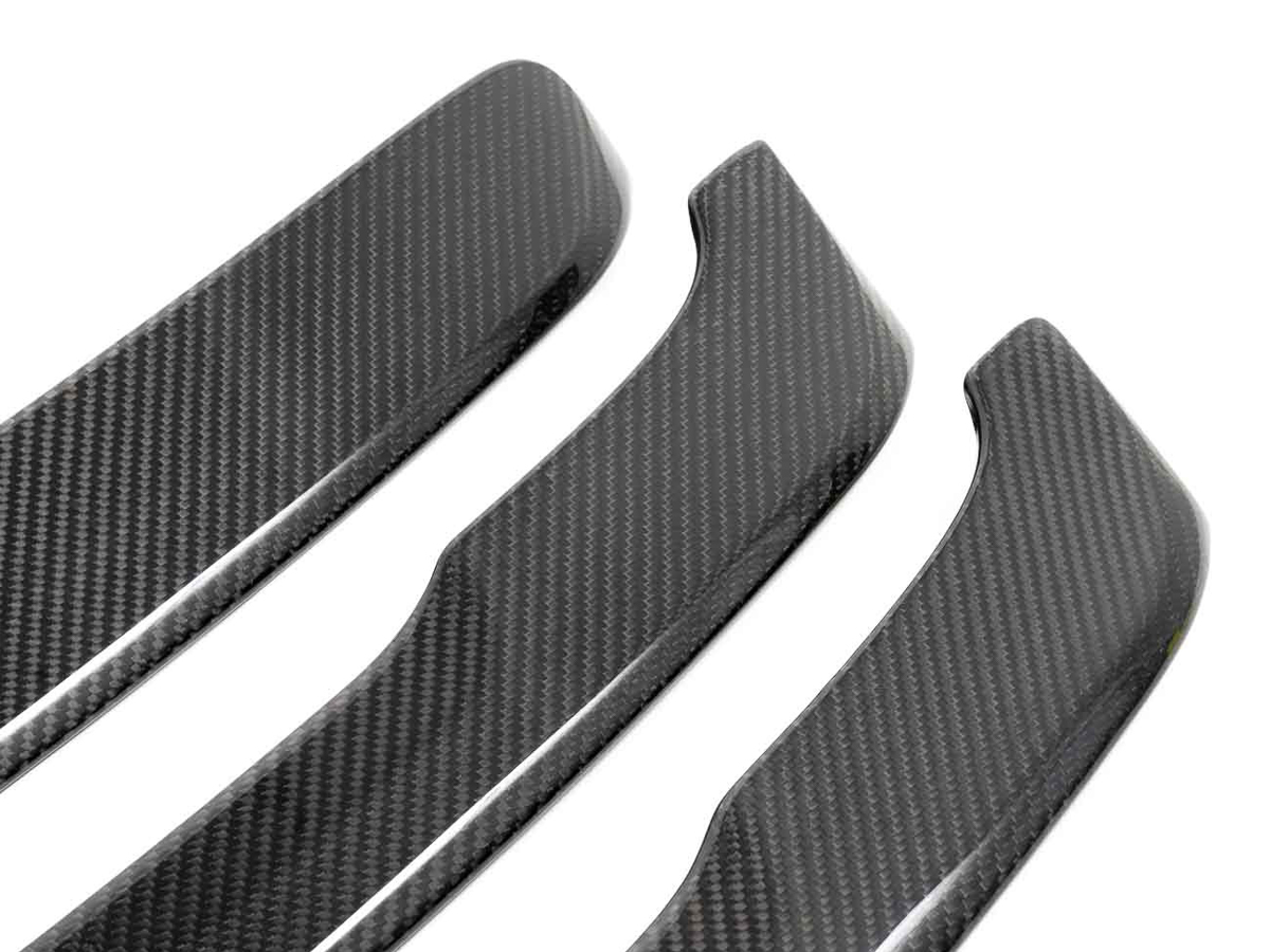 Porsche 991.1 Replacement rear louvers Carbon Fibre Rennline E320 ...