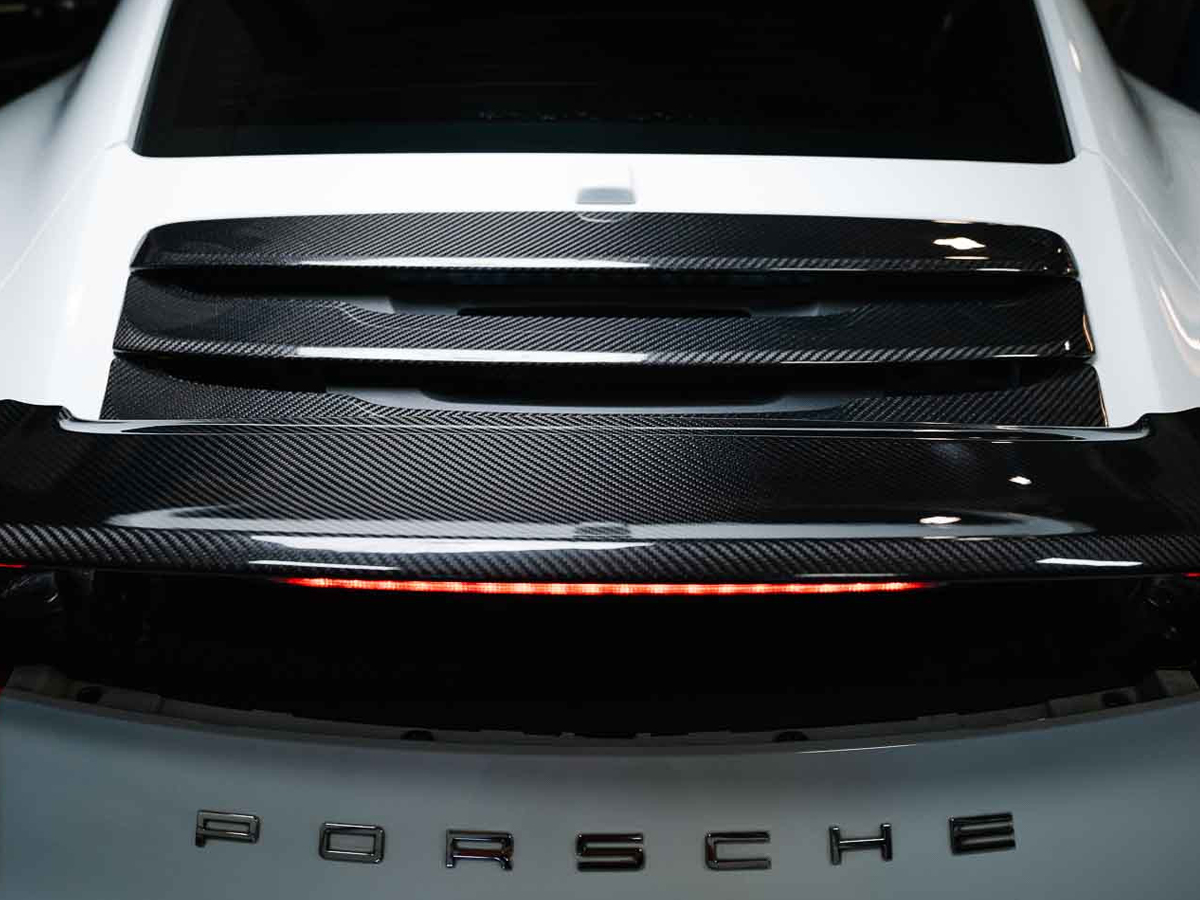 Porsche 991.1 Replacement rear louvers Carbon Fibre Rennline E320 ...