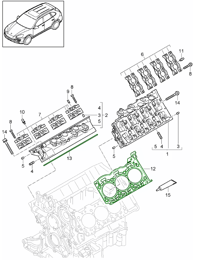 Cylinder Head / Camshaft Carrier | Design 911