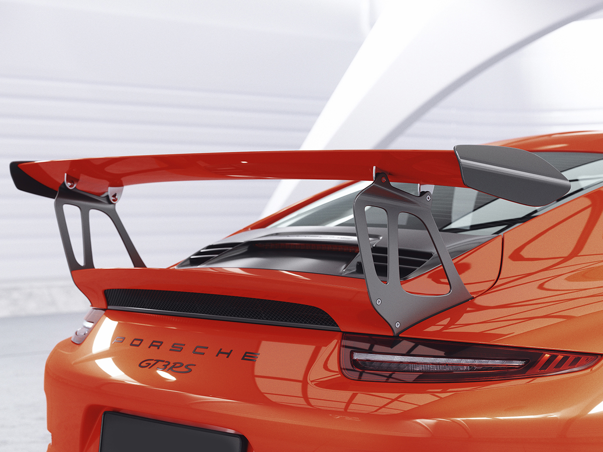 Porsche 911 (991) GT3 RS Rear spoiler / rear wing HF529 - HF529 ...