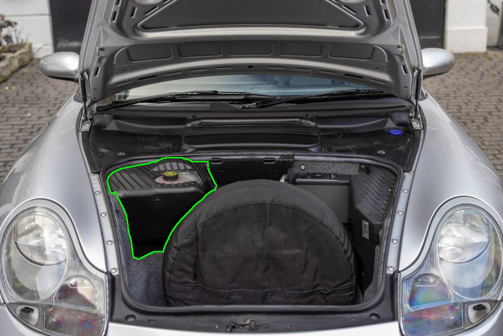 Porsche 996 Front boot compartment trim cover 9965511310201C ...