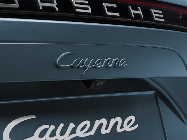 Porsche Cayenne Cayenne rear lid badge 9Y004487024G2X - 9Y004487024G2X ...