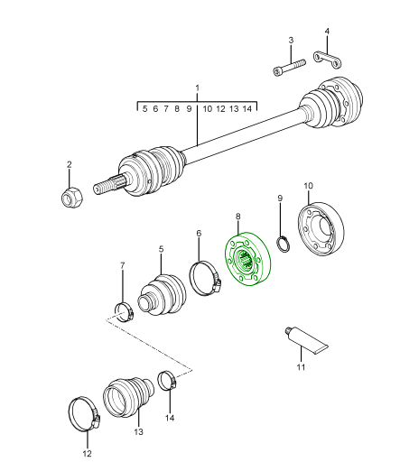 Porsche CV Joint Kits | Complete Driveshaft Rebuild Kits for Smooth ...