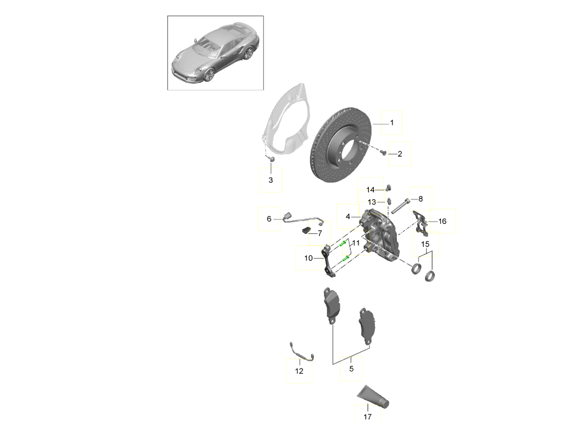 Porsche Brake Calipers | Design911 High-Performance Replacement ...