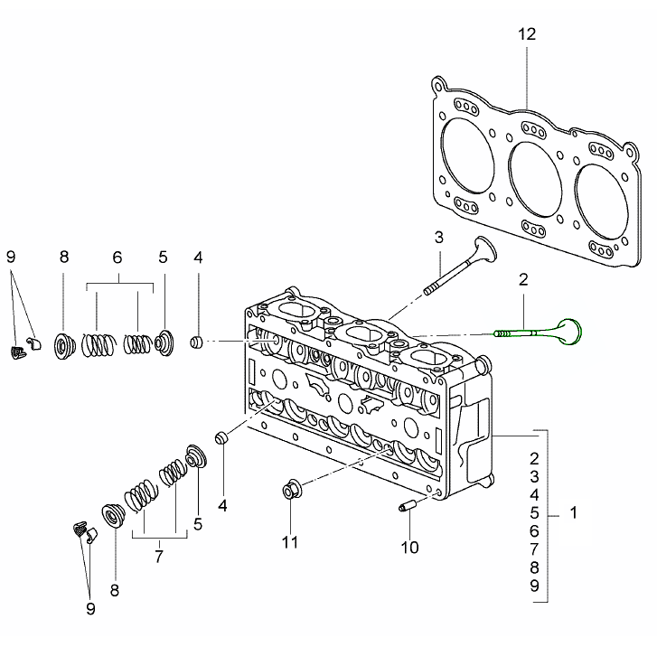 Engine cylinder head inlet valve for Porsche 996 Turbo 997 Turbo ...