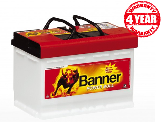 Car Battery 77Ah 12v BANNER POWER BULL PRO Porsche OEM - P7740 | Design 911