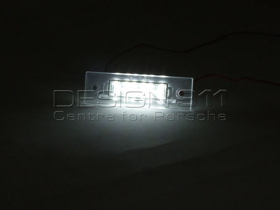 Number Plate Light with LED'S for Porsche 96463162000LEDe ...