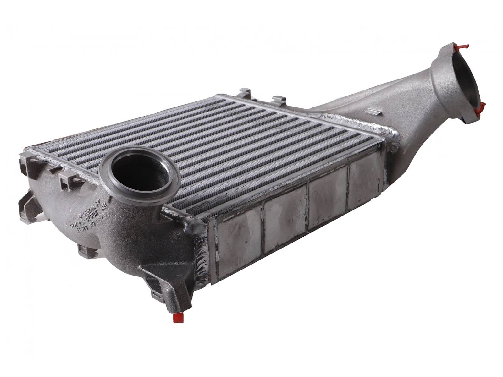 Radiator intercooler Left. Porsche 955 Cayenne turbo S 95511080341 ...