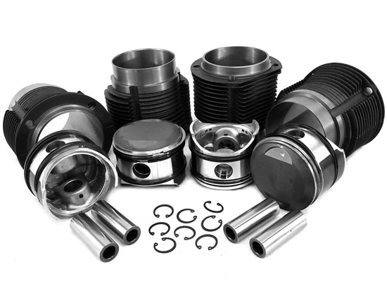Porsche 356 Piston and Cylinder Kit 86mm 008 11 86PS - 0081186PS ...