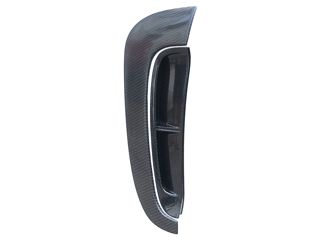 Front wing air outlet surround carbon fibre. Porsche 971.1 Panamera ...