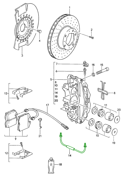 Porsche Calipers & Brake Lines | Design911 Precision Hydraulic ...