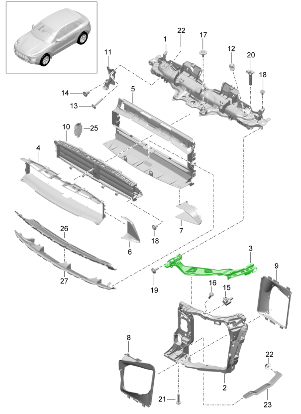 guide piece - 95B807890F | Design 911
