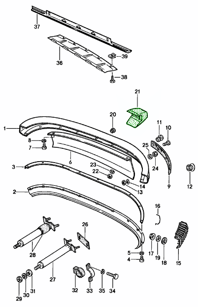 Porsche Rear Bumper Overriders | Classic Chrome & Rubber Guards ...